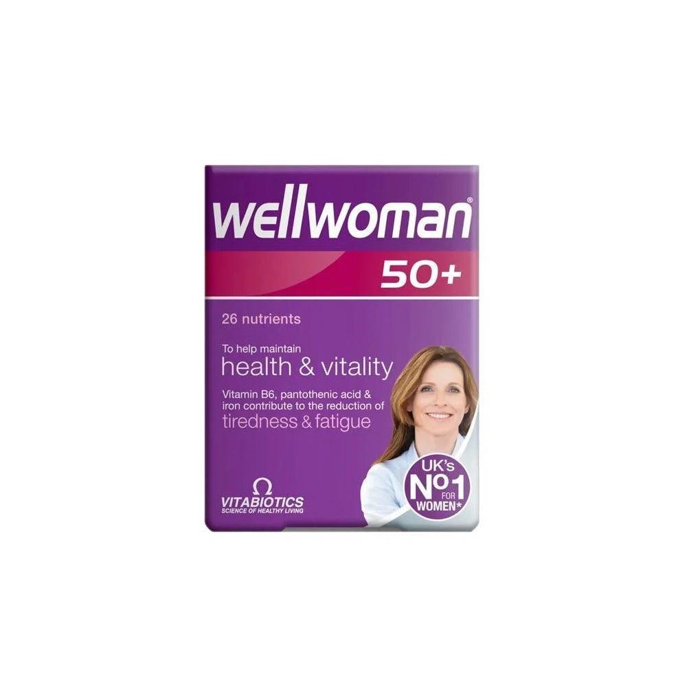 Buy Vitabiotics Wellwoman 50 plus Tablets 30s – Wellness Shoppee
